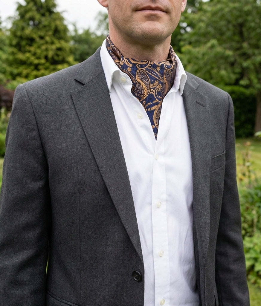 Buy Ascot Ties UK | Cravats for Men | Men's Ascots – The Ascot Shop